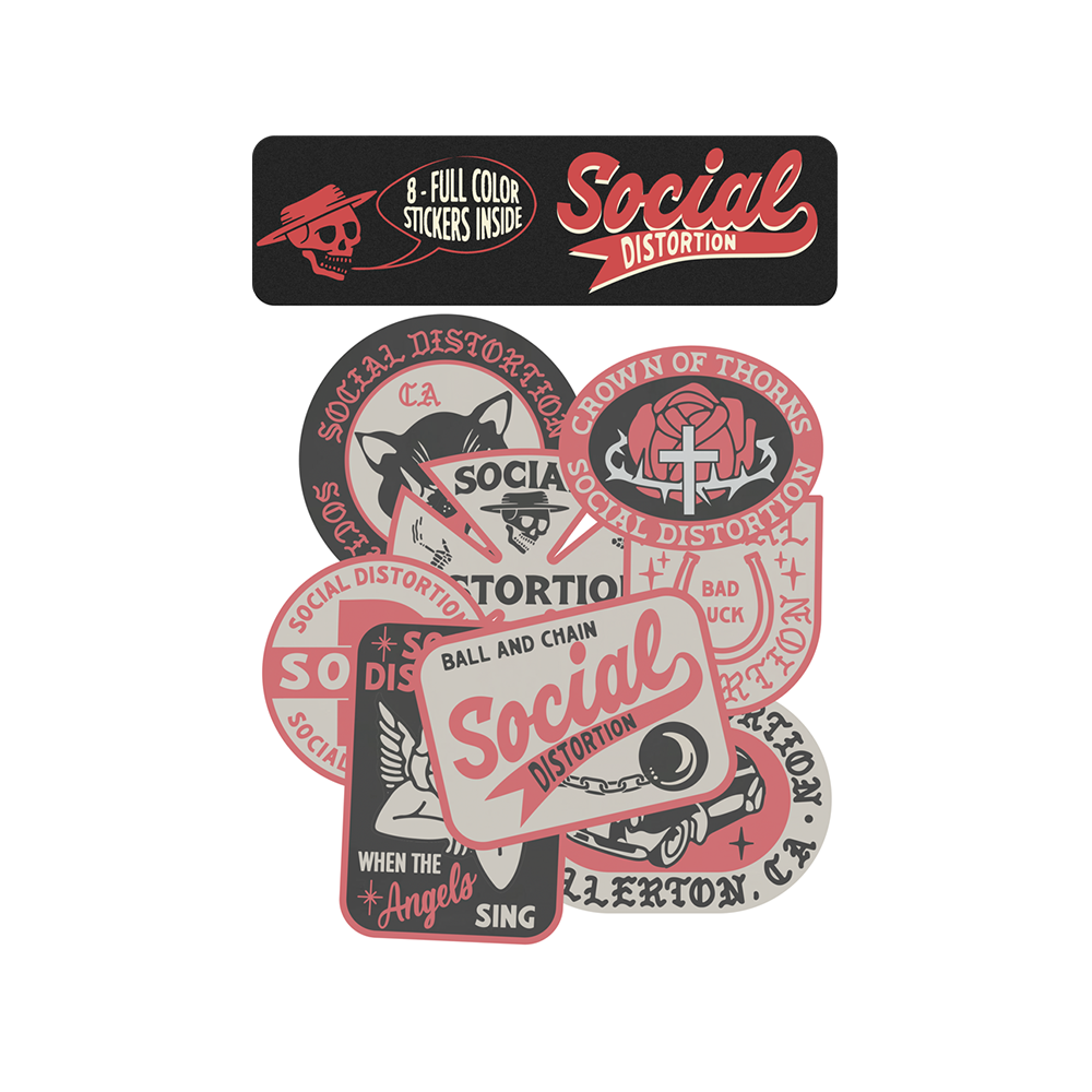 Sticker Pack - Social Distortion Official Store